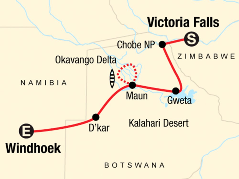 Delta & Falls Overland - moja TRAVEL