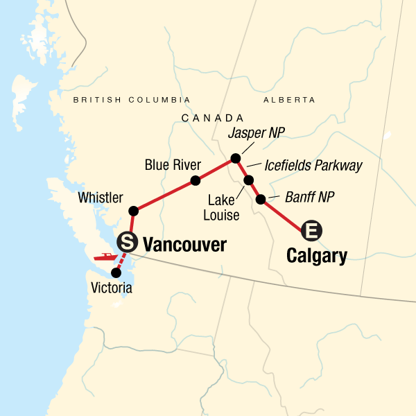 Von Vancouver Nach Calgary Durch Die Kanadischen Rockies Moja TRAVEL Von Vancouver Nach Calgary Durch Die Kanadischen Rockies Moja TRAVEL