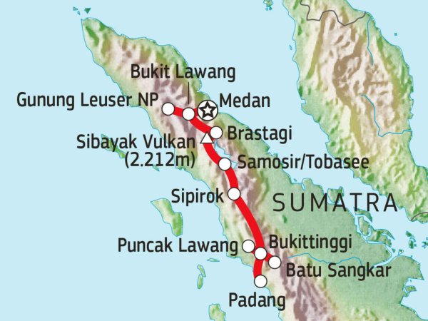 Wildes Sumatra von Nord nach West - moja TRAVEL